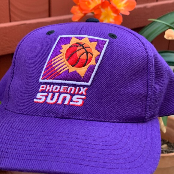 Puma | Accessories | Vtg Phoenix Suns Nba Snapback Script 8s 90s Logo ...